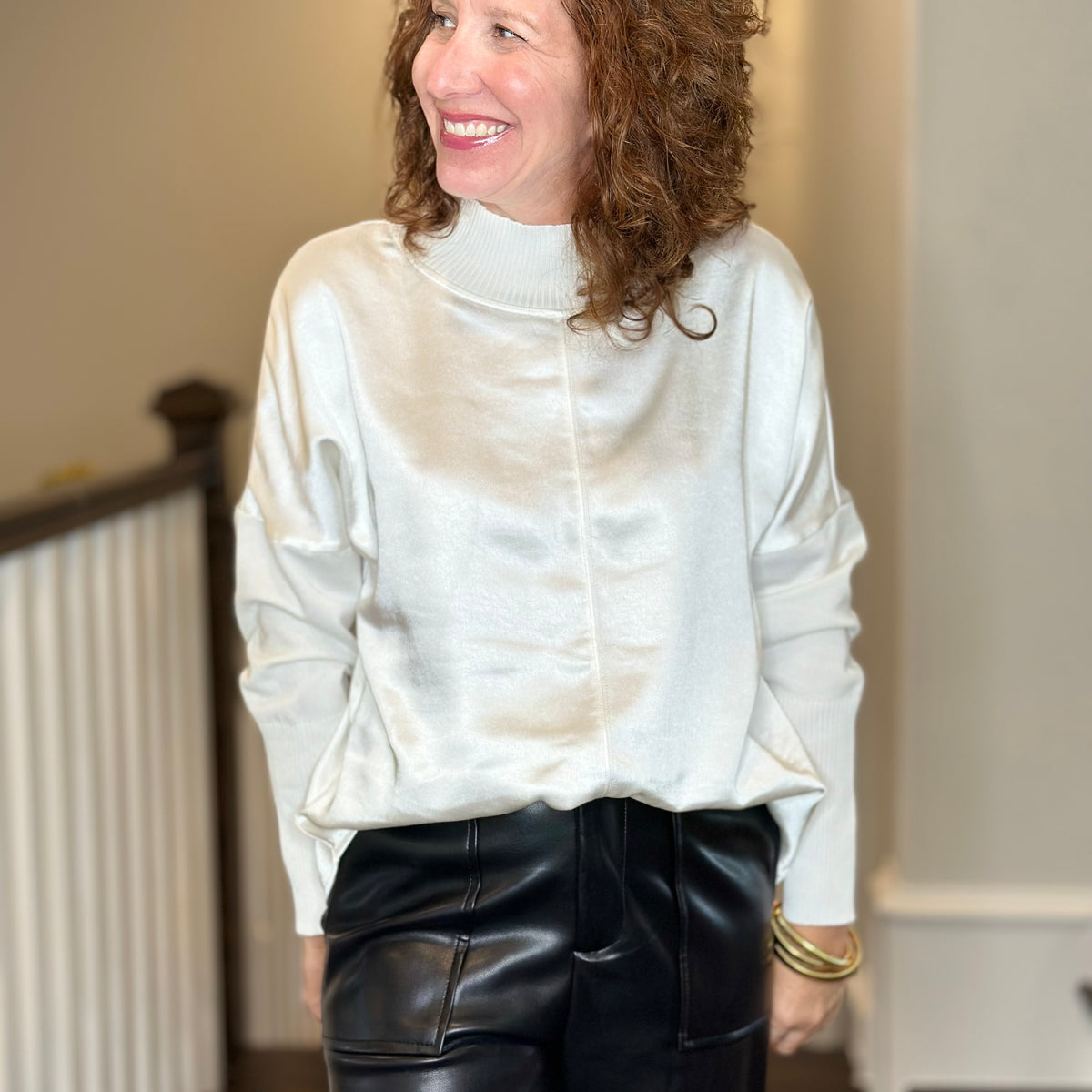 Melissa Nepton Norah Top in Off White – CAS curate.admire.style