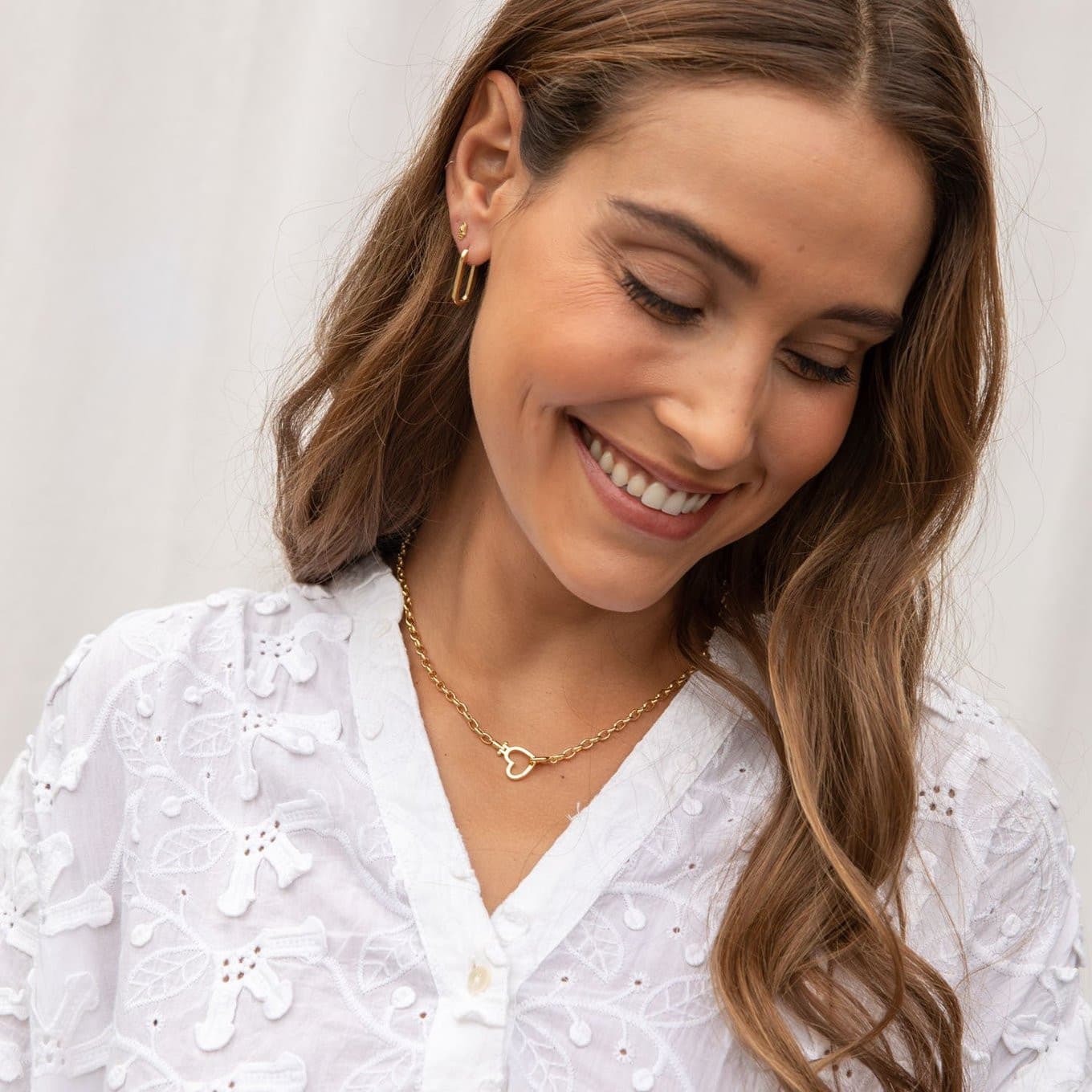 Gorjana Parker Heart Necklace (Gold) – CAS curate.admire.style