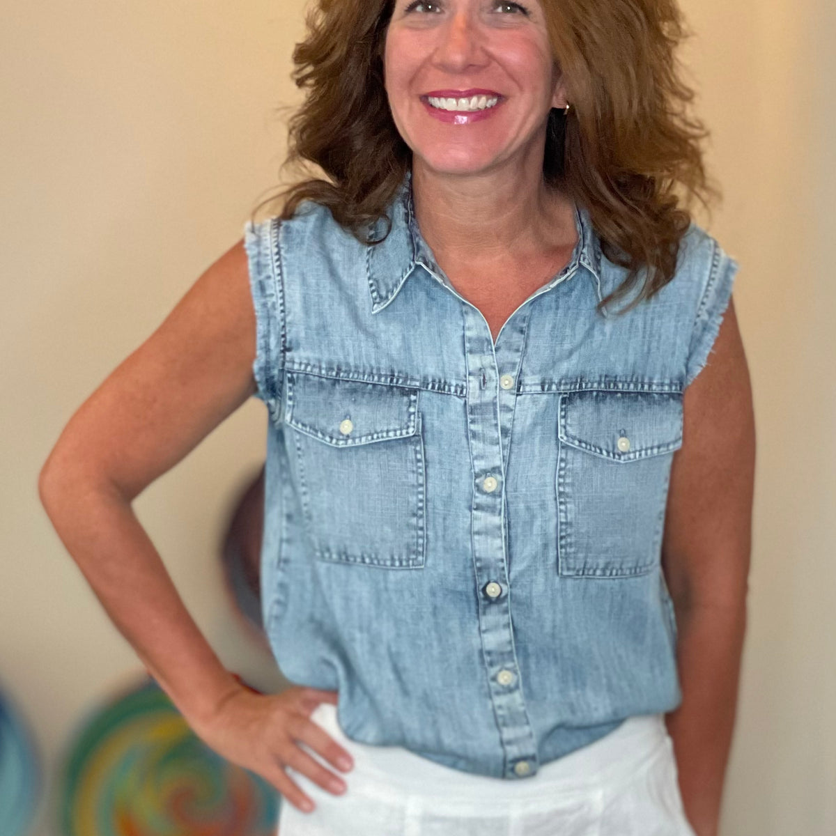 Sister Mary Alys Indigo Top – CAS curate.admire.style